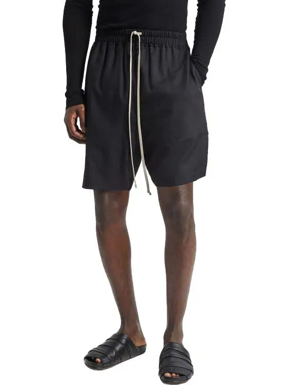 Rick Owens Wool Boxer Shorts - Black