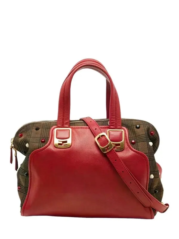 Fendi Chameleon Tote Bag - Red