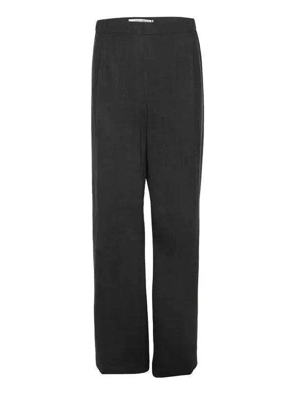 Marina Rinaldi Tailored Wide-leg Trousers - Grey