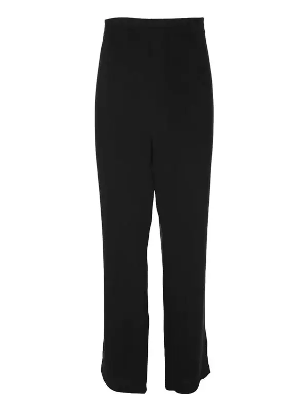 Eileen Fisher Silk Trousers - Black
