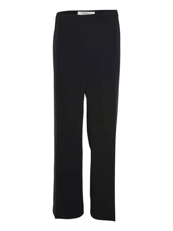 Marina Rinaldi Crepe Trousers - Black