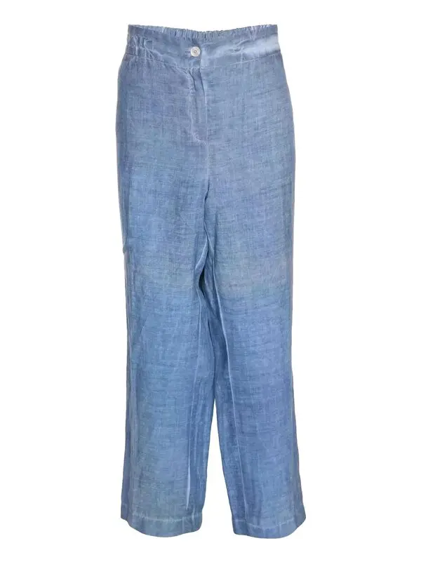 Marina Rinaldi Straight-leg Trousers - Blue