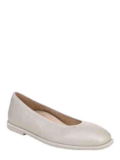 Vionic Caroll 2.0 Leather Ballet Flat - Chateau Grey