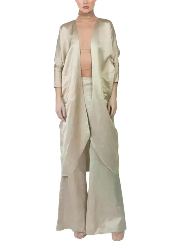 CORTANA Paz Longline Jacket - Neutrals