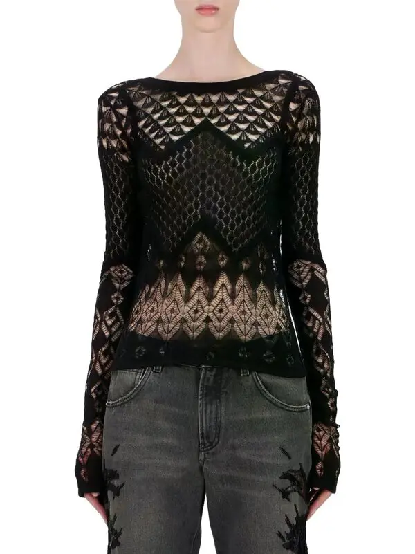 Blumarine Sweater - Black