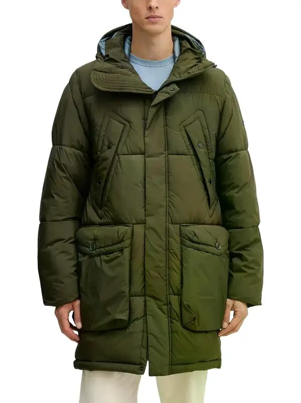 Paul Smith Hooded Padded Jacket - Green