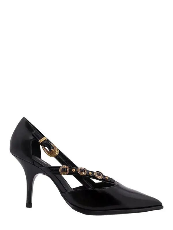 Pinko Lady 02 Buckle-strap Heeled Pumps - Black