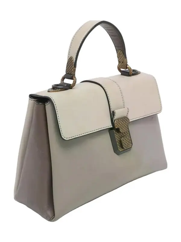 Bottega Veneta Small Piazza Leather Tote Bag - Neutrals