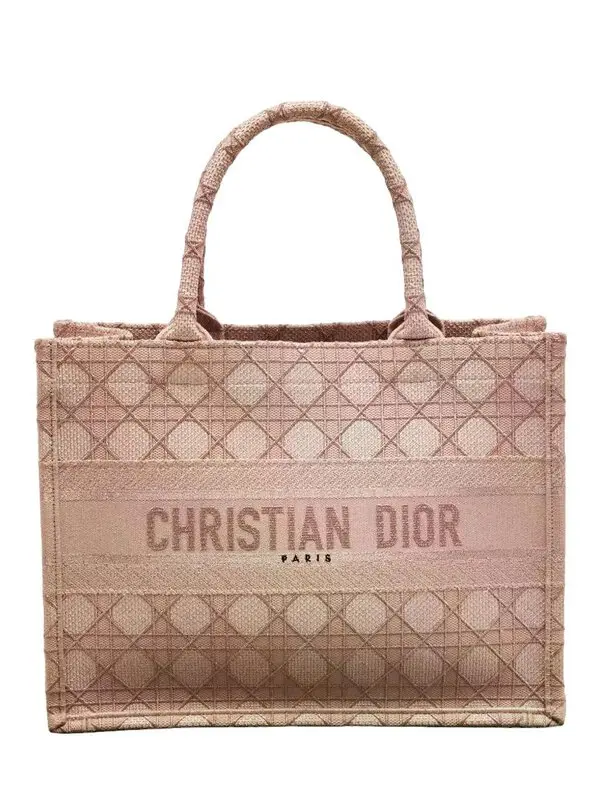 Dior Medium Canvas Tote Bag - Neutrals