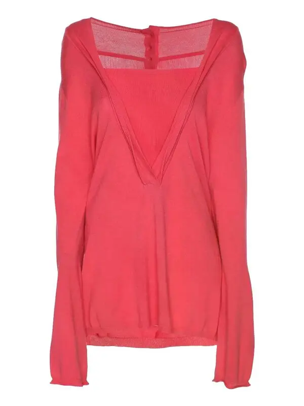 Marina Rinaldi Long-sleeve Sweater - Pink