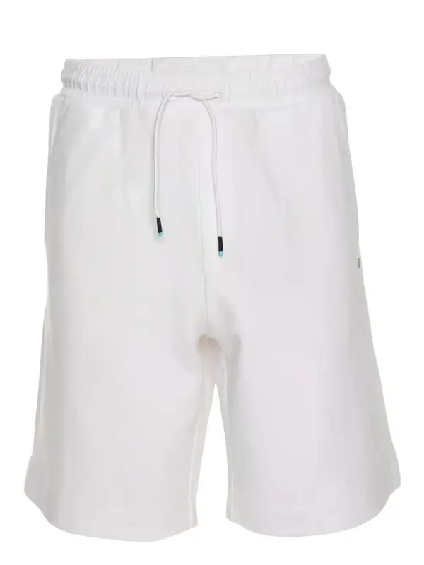 Hugo Boss Drawstring Track Shorts - White