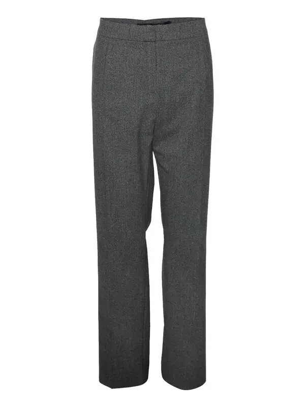 Marina Rinaldi Concealed-fastening Trousers - Grey