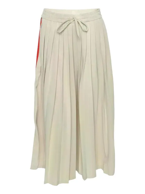 Gucci Pleated Drawstring Skirt - Neutrals