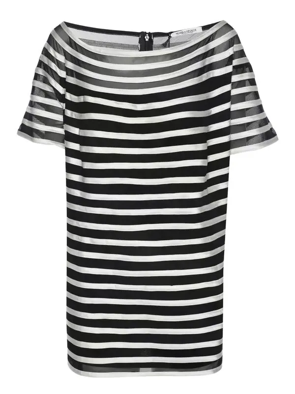 Marina Rinaldi Striped T-shirt - Blue