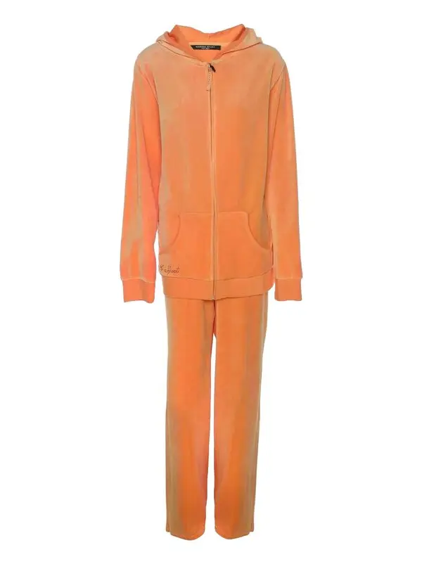 Marina Rinaldi Jersey Hoodie And Joggers Set - Orange