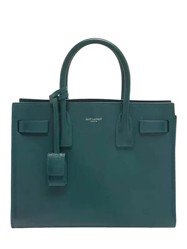 Saint Laurent Baby Sac De Jour Leather Tote - Green