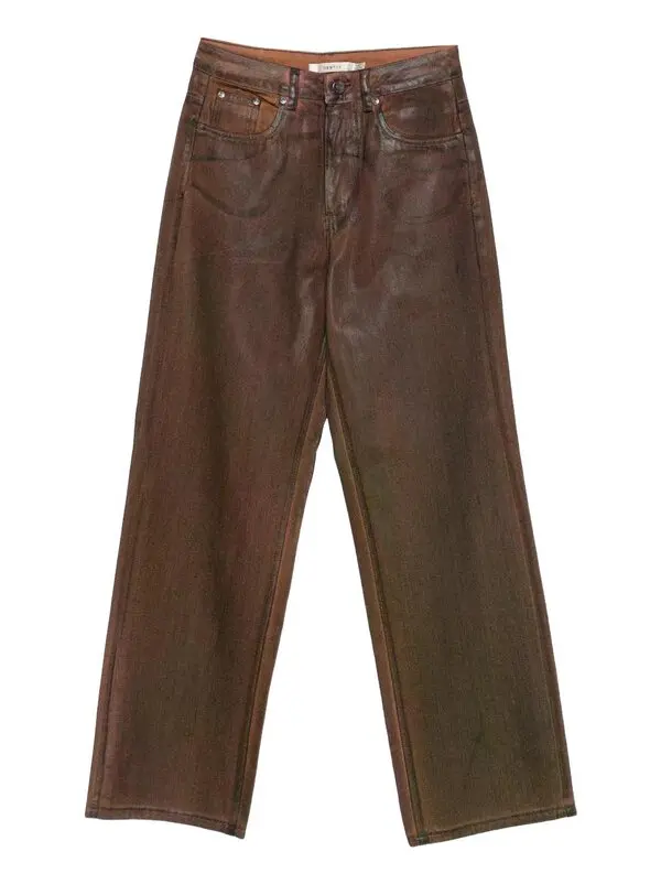 GESTUZ Gzcellie Straight-leg Jeans - Brown