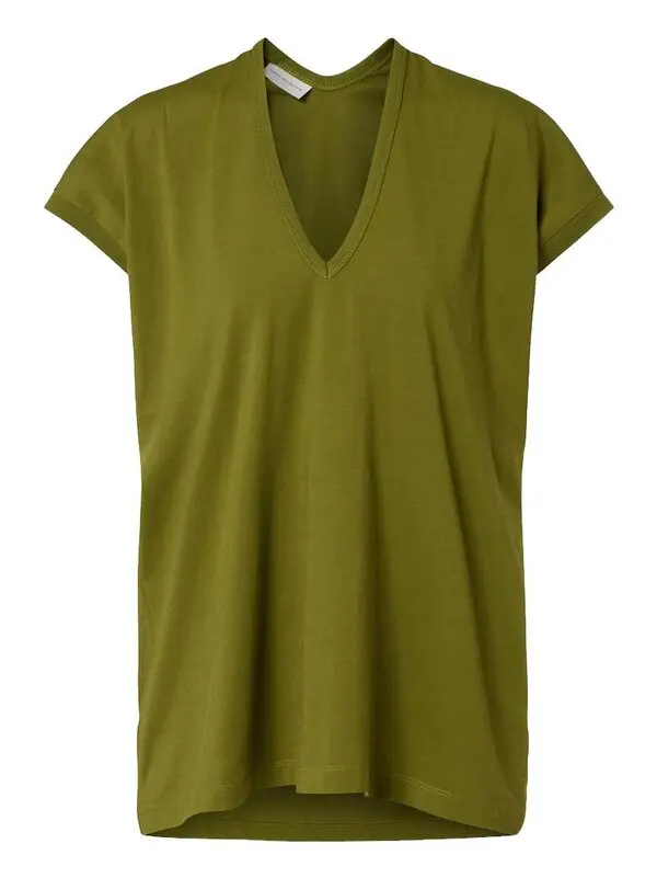 Dries Van Noten Cotton Jersey T-shirt - Green