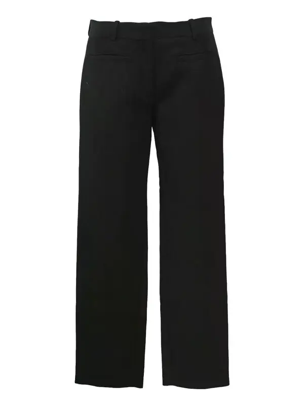 Dior High-rise Straight-leg Trousers - Black