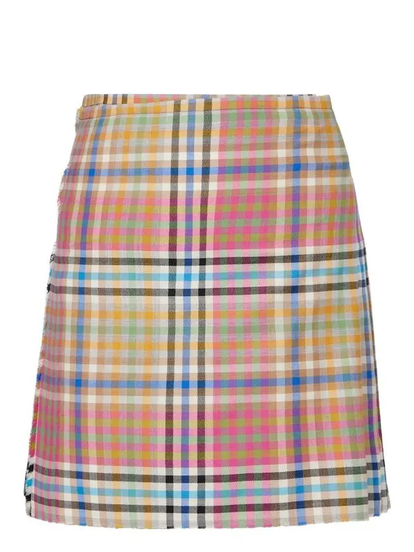 VIVIENNE WESTWOOD Tartan Virgin Wool Kilt - Multicoloured