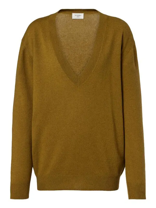Saint Laurent Cashmere Sweater - Green