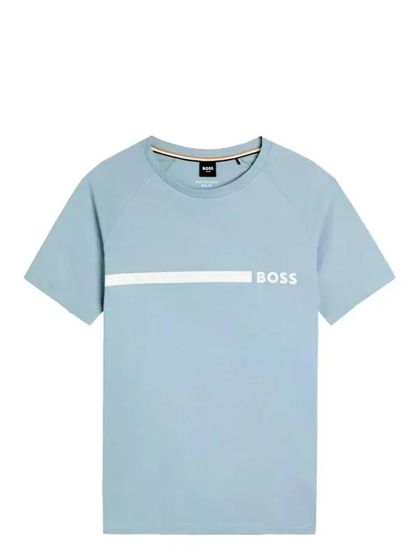 BOSS Resort Logo-print T-shirt - Blue