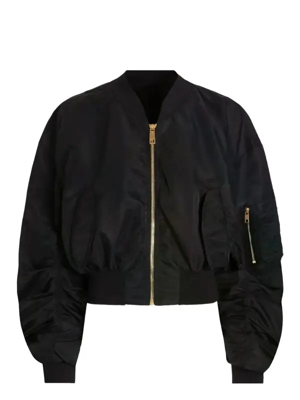 Dolce & Gabbana Zip-up Bomber Jacket - Black