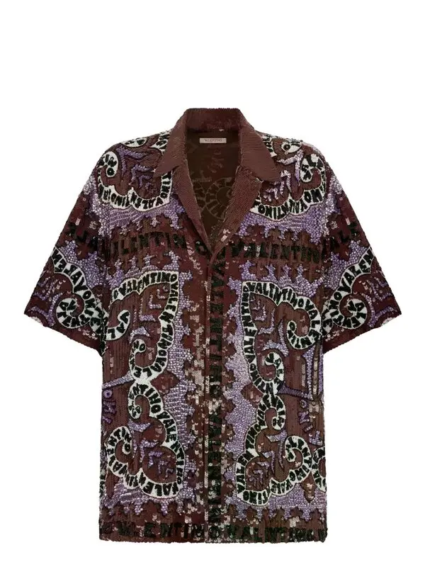 Valentino Garavani Buttoned Shirt - Brown
