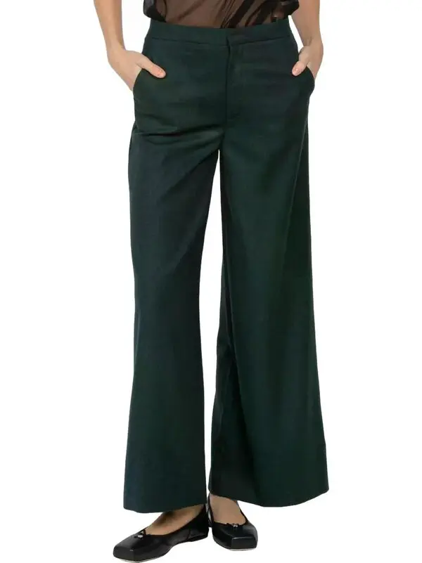 NELLS NELSON Giselle Wide-leg Trousers - Green