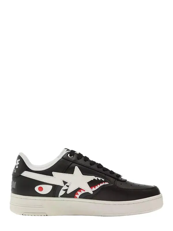 A BATHING APE Shark Sta Trainers - Black