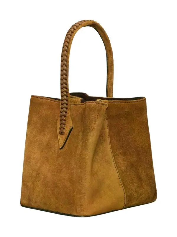 METIER LONDON Mini Vérité Suede Tote Bag - Brown