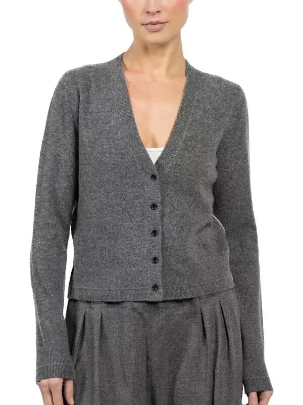 Maria Mcmanus V-neck Buttoned Cardigan - Grey