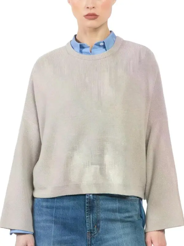 Dusan Long-sleeve Sweater - Neutrals