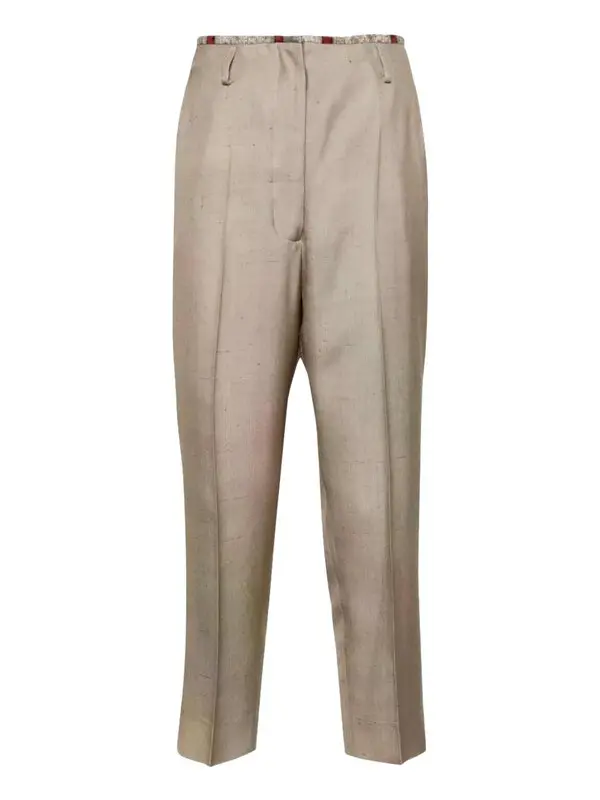 IBRIGU Silk Trousers - Neutrals