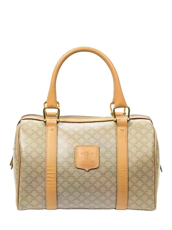 Celine Mini Monogram-print Tote Bag - Neutrals