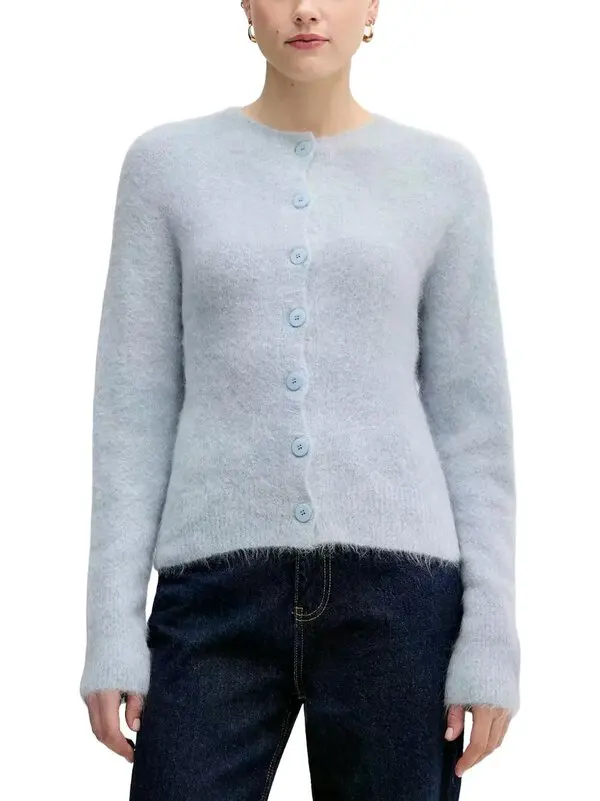 SANDRO FERRONE Buttoned Cardigan - Blue