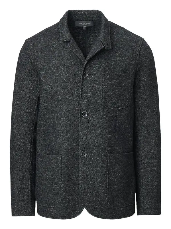 Rag & Bone Prospect Knit Blazer - Dkgrey