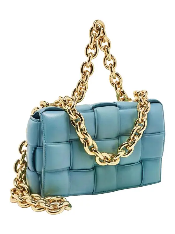 Bottega Veneta Cassette Shoulder Bag - Blue