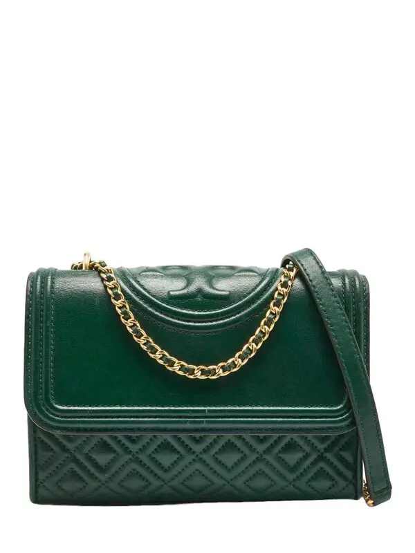 Tory Burch Fleming Shoulder Bag - Green