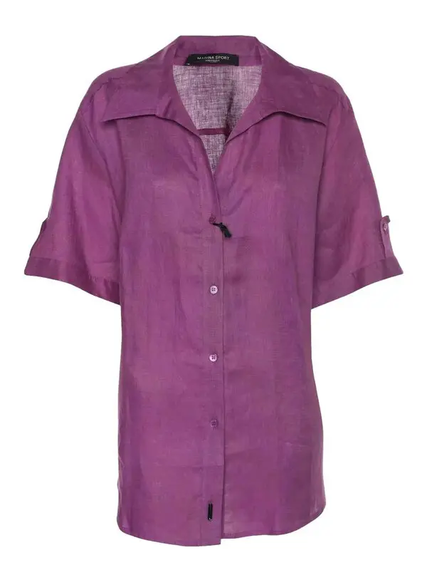 Marina Rinaldi Buttoned Shirt - Purple