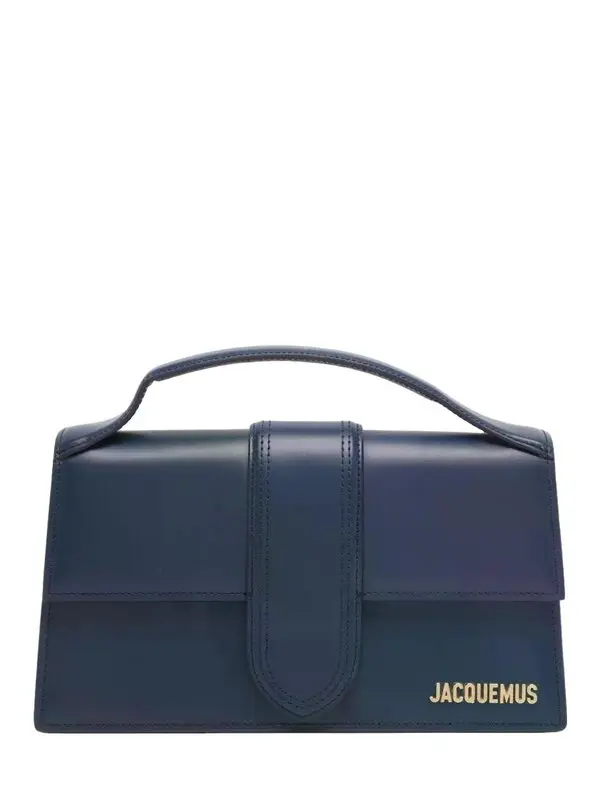 Jacquemus Le Grand Bambino Leather Tote - Blue