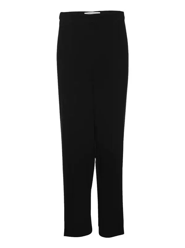 Marina Rinaldi Crepe Trousers - Black