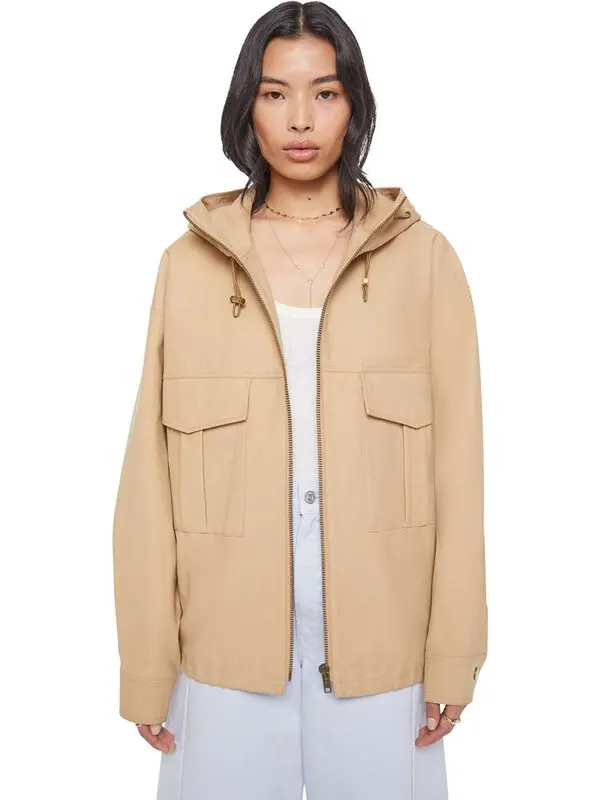 MOTHER The Light Drizzle Take A Raincheck Jacket - Khaki