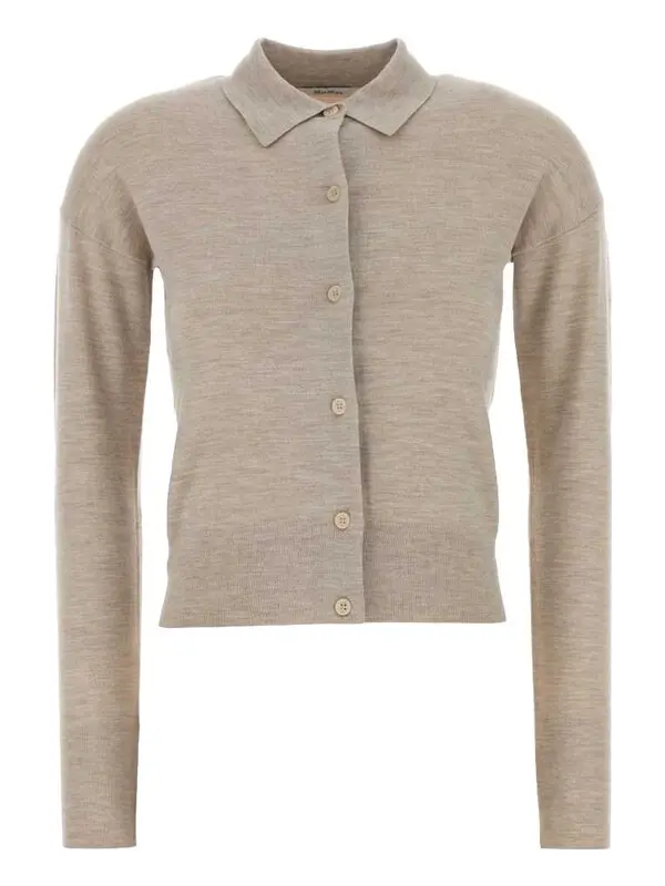 Max Mara Medeola Cardigan - Beige O Tan