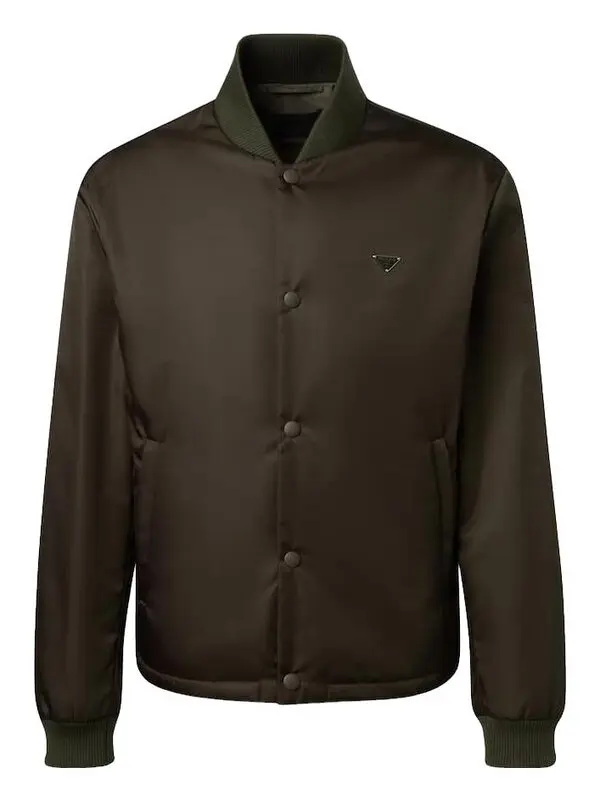 Prada Re-nylon Bomber Jacket - Green