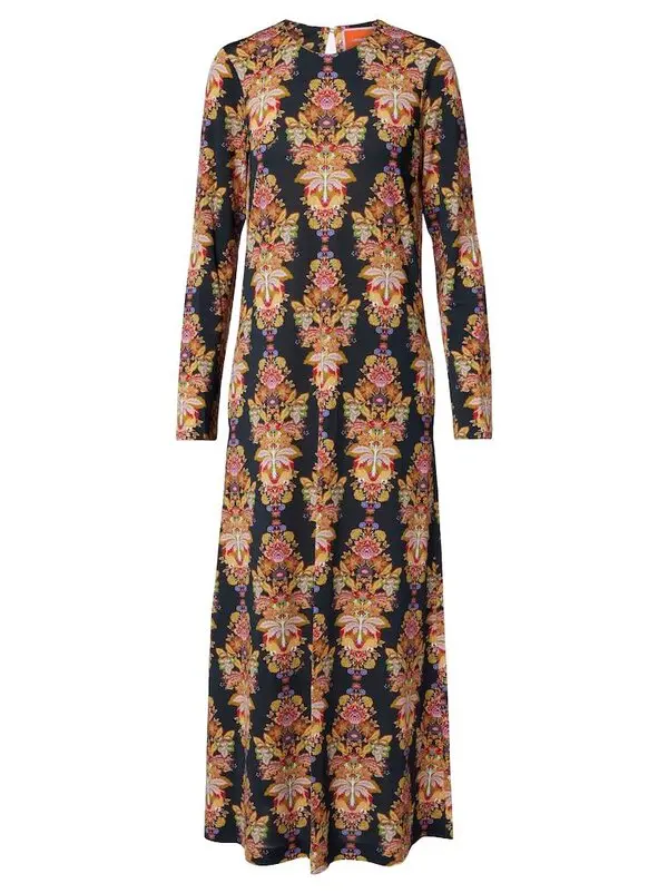 La DoubleJ Printed Jersey Maxi Dress - Multicoloured