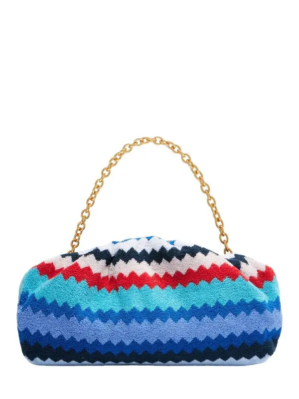 Missoni Zigzag Large Terry Clutch - Multicoloured