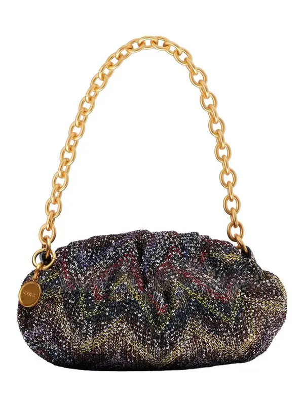 Missoni Caperdoni Small Sequined Clutch - Multicoloured