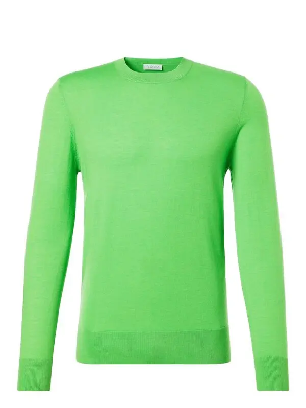 Gabriela Hearst Palco Wool Sweater - Green