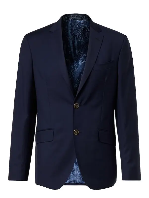 Etro Wool Blazer - Blue